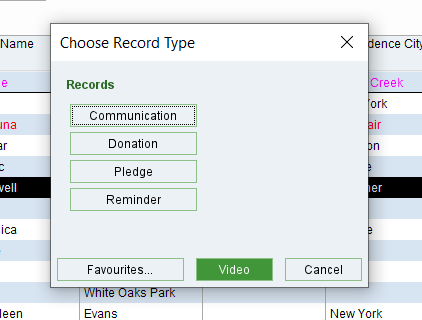 How to create a Contact and add information about them