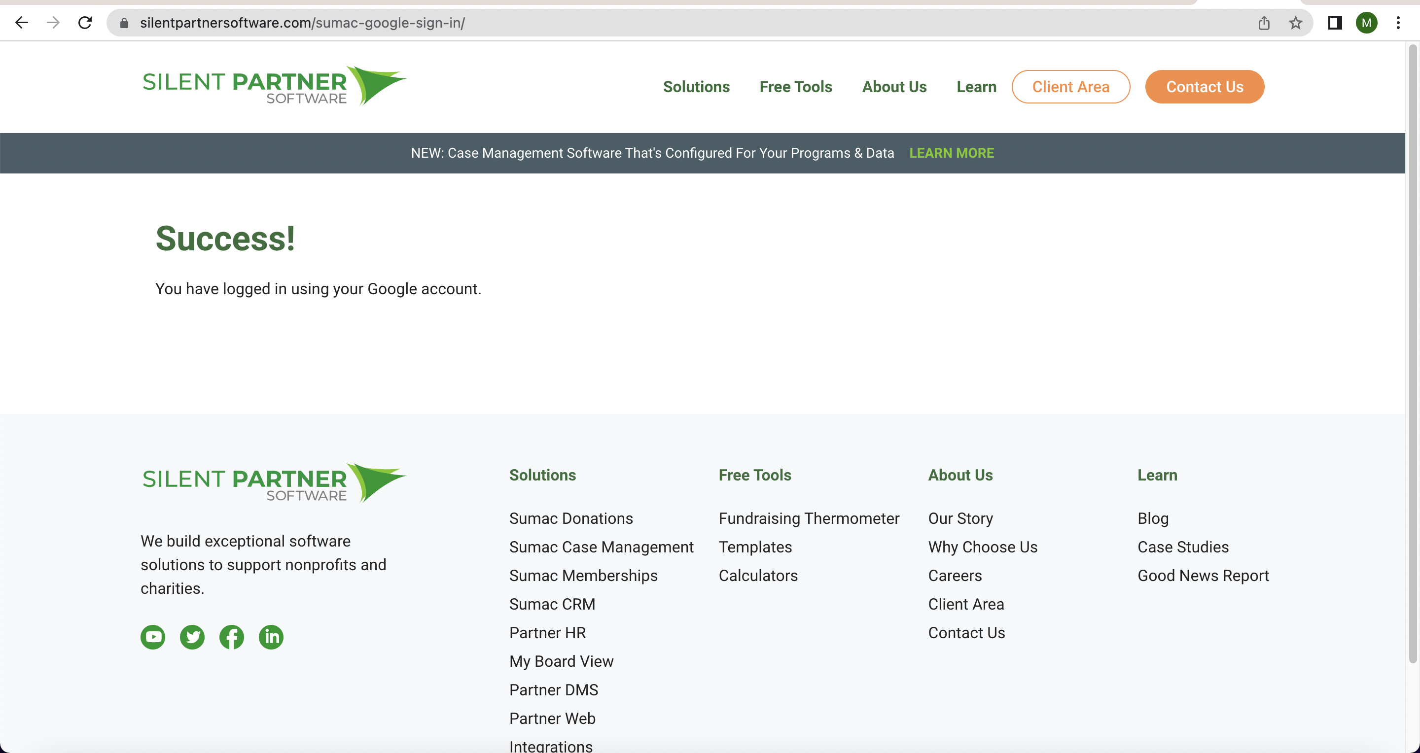 How to login to your Sumac database